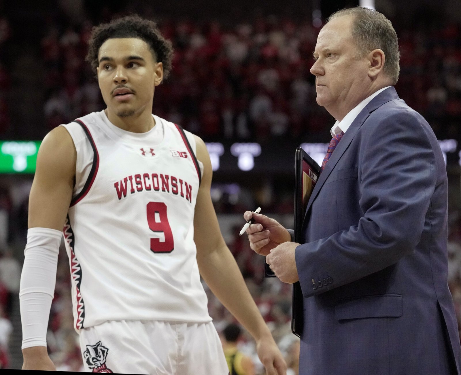 Wisconsin Badgers men's basketball Guard John Tonje has done it again ...