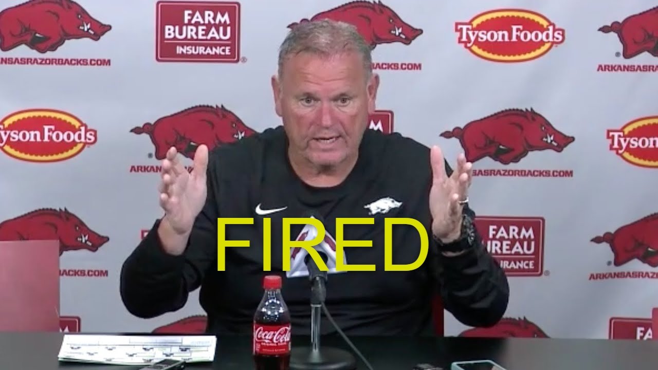 TOUCHDOWN: Arkansas Razorbacks Head Coach Sam Pittman Announces His ...